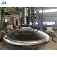 China 89mm GB PED Stainless Steel Dish Head Pressure Vessel Dished Ends Caps for sale