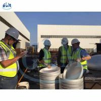 China SS304 ASME 5000MM 40in Metal Tank End Caps Elliptical Dish End For Pipe Fitting for sale