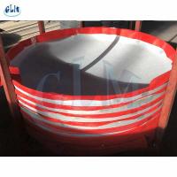 China 10000MM 2MM Q345 Stainless Steel Dish Head Carbon Steel End Cap For Boilers for sale
