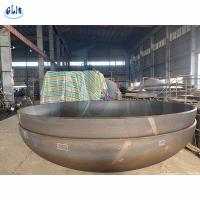 China 8000mm ASME Sand Blasting Stainless Steel Dished Heads Pressure Vessel Dome Ends for sale