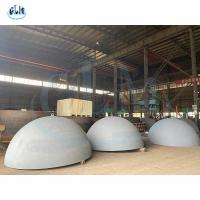 China 5mm 90MM Carbon Steel Pressure Vessel Dished Ends Hemisphere Head Caps ASME for sale
