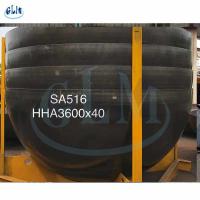 China Carbon Steel Hemi Tank End SA516 HHA 3600mm Diameter 40 Mm for sale