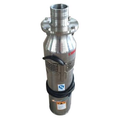 China 4KW QSP Submersible Fountain Pump Cast Iron Stainless Steel 10-100m3/h Flow 9-65m Head for sale