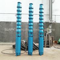 China AC Electric Borehole Submersible Pump 10hp to 40hp Deep Well Water Pump Cast Iron Stainless Steel for sale