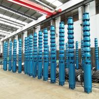 China 22kW Cast Iron Multistage Submersible Deep Well Pump for High Flow Water Extraction for sale