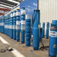 China AC Electric Borehole Submersible Pump 10hp to 40hp Deep Well Water Pump Cast Iron Stainless Steel for sale