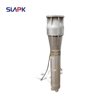 China 316L Stainless Steel Submersible Seawater Pump 15-2500m³/h 25-700m Head for Offshore Intake for sale