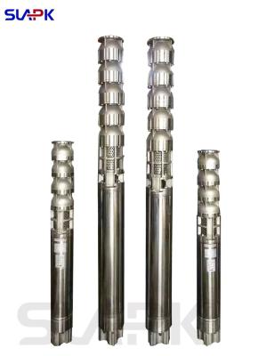 China QJ Deep Well Stainless Steel Submersible Pump 10m3/h to 100m3/h 600V 660V for sale