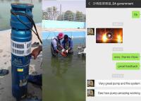 China Cast Iron Submersible Fountain Pumps 3HP-10HP with 20-121m Head for Water Features and Irrigation for sale