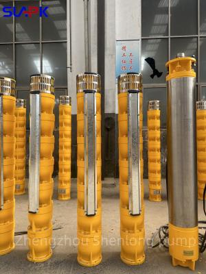 China 5.5kW Stainless Steel Submersible Pump 10-50 m3/h Flow 30-108 m Head Corrosion Resistant for sale