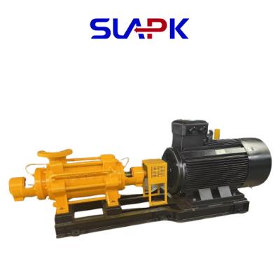 China D-Type Horizontal Multistage Centrifugal Pump 10-500 m³/h 1500m Head for Industrial Water Supply and Mining Drainage for sale