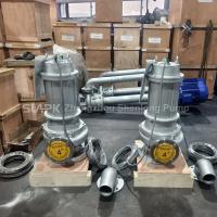 China WQP Stainless Steel Submersible Sewage Pump 50mm Outlet 3kW 2900rpm Non-Clogging for sale