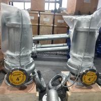 China WQP Stainless Steel Submersible Sewage Pump 100m3/h High Efficiency 304 for sale