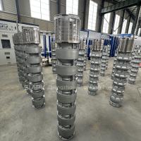 China 55kW-220kW Submersible Water Pump 80-1000m³/h Flow 80-400m Head Stainless Steel Borehole Pump OEM for sale