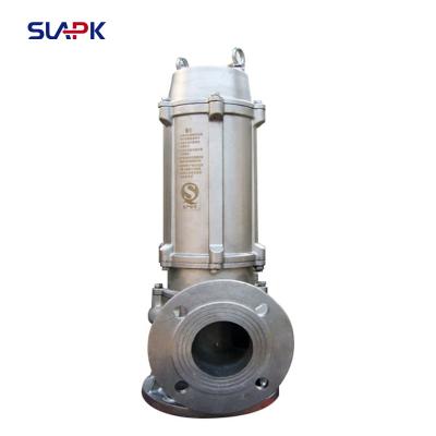 China WQP SS316 Submersible Sewage Pump 10-1500 m3/h for Sludge Dewatering Industrial Municipal for sale