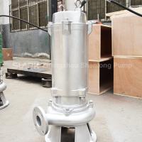 China WQP SS316 Submersible Sewage Pump 10-1500 m3/h for Sludge Dewatering Industrial Municipal for sale