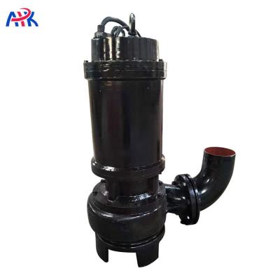 China SLAPK Cast Iron Slurry Submersible Pump 4-150HP Head Up to 80m for Abrasive Slurries for sale