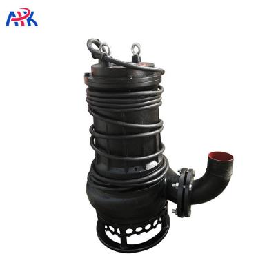 China Stainless Steel Submersible Slurry Pump 80m Head 2500 m³/h Flow for Duck Farm Piggery for sale