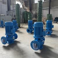 China SLG Vertical Single-Stage Inline Centrifugal Pump 80°C Hot Water Circulation for sale