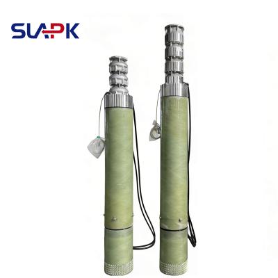 China SLAPK QJH Vertical Stainless Steel Submersible Pump 5-2500m3/h 10-700m Head 3-Phase for sale