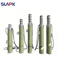 China SLAPK QJH Vertical Stainless Steel Submersible Pump 8-16 Inch Outlet High Pressure 700m Head for sale