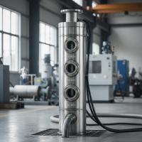 China SLAPK QJH Vertical Stainless Steel Submersible Pump 8-16 Inch Outlet High Pressure 700m Head for sale