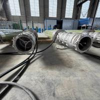 China SLAPK QJH 110kW 100% Copper Wire Submersible Seawater Pump 1200m3/h for Well Diameter 175-600mm for sale