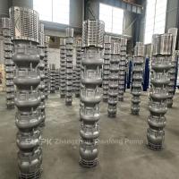 China SLAPK QJH 110kW Stainless Steel Submersible Seawater Pump 175-600mm Well for sale