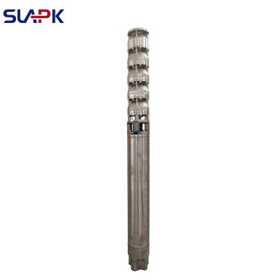 China SLAPK QJH Vertical Submersible Seawater Pump 110kW 1200m3/h Chrome Alloy for sale