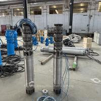 China 200QJH23-60 7.5KW SS304 Stainless Steel Submersible Pump 23m³/h 60m Head Deep Well for sale