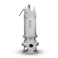 China 100WQP100-15-7.5KW Stainless Steel Submersible Sewage Pump 100m3h 15m Head Non-Clogging for sale