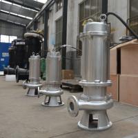 China 100WQ100-25-11KW Stainless Steel Submersible Sewage Pump 100m3/h 25m Head 11KW 400V for sale