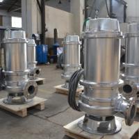 China 100WQ100-25-11KW Stainless Steel Submersible Sewage Pump 100m3/h 25m Head 11KW 400V for sale