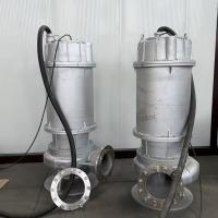 China Stainless Steel Submersible Sewage Pump with 80 m³/h Flow and 10 m Head for Wastewater Drainage for sale