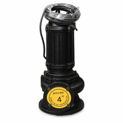 China 100WQ80-20-7.5kW Submersible Sewage Pump with 80m³/h Flow, 20m Head and 7.5kW Motor for Wastewater Drainage for sale