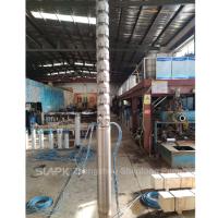 China 140 kW Stainless Steel Submersible Pump with 220 m Head and 136 m³/h Flow for Deep Well Applications for sale