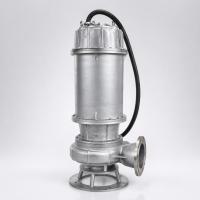 China 316 Stainless Steel Submersible Sewage Pump with 1000 m³/h Flow and 2205 Duplex Stainless Steel Shaft for Wastewater for sale