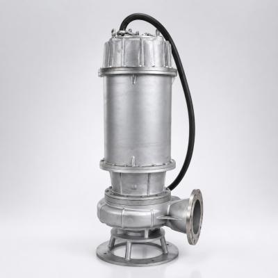 China 316 Stainless Steel Submersible Sewage Pump with 1000 m³/h Flow and 2205 Duplex Stainless Steel Shaft for Wastewater for sale