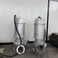 China 316 Stainless Steel Submersible Sewage Pump with 1000 m³/h Flow and 2205 Duplex Stainless Steel Shaft for Wastewater for sale