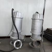 China 316 Stainless Steel Submersible Sewage Pump with 1000 m³/h Flow and 2205 Duplex Stainless Steel Shaft for Wastewater for sale