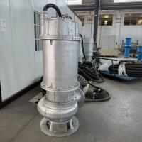 China 316 Stainless Steel Submersible Sewage Pump with 1000 m³/h Flow and 2205 Duplex Stainless Steel Shaft for Wastewater for sale