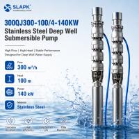 China 300 m³/h High Flow 100 m Head 140 kW Motor Deep Well Submersible Pump for Seawater Applications for sale