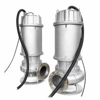 China 316 Stainless Steel Submersible Sewage Pump with 400 m³/h Flow and 37 kW Motor for Wastewater Drainage for sale