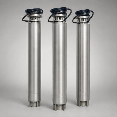 China Stainless Steel Deep Well Pump with 90 kW Motor and 140 m³/h Flow for High-Capacity Water Transfer for sale