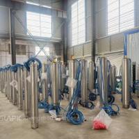 China Stainless Steel Deep Well Pump with 90 kW Motor and 140 m³/h Flow for High-Capacity Water Transfer for sale
