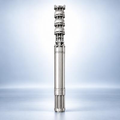China 167m³/h Flow 40m Head Stainless Steel Submersible Pump for Deep Well and Borehole Applications for sale