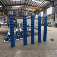 China 300KW High-Voltage Submersible Water Pump for Bauxite Mine Dewatering with Stainless Steel Impellers for sale