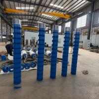 China 300KW High-Voltage Submersible Water Pump for Bauxite Mine Dewatering with Stainless Steel Impellers for sale