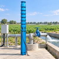 China 15kW Motor Deep Well Submersible Pump with 3-Inch Outlet and 50-60m Head for Borehole Water Extraction for sale