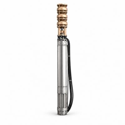 China 500 m³/h Deep Well Submersible Pump with Copper Pump Head and Stainless Steel Motor Housing for Seawater Supply for sale